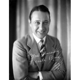 Monty Blue Posed in Portrait With Signature Photo Print - Bed Bath ...