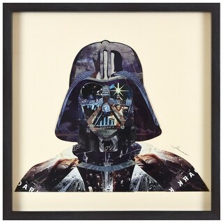 Empire Art "Dark Side" Alex Zeng's dimensional collage, under glass & a ...