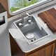 Black/SILVER/WHITE RV Sink with faucet and a foldable tap inside - Bed ...