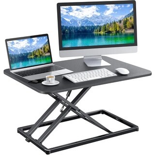 32 inch Standing Desk Converter Adjustable Height Desk Riser, Sit Stand ...