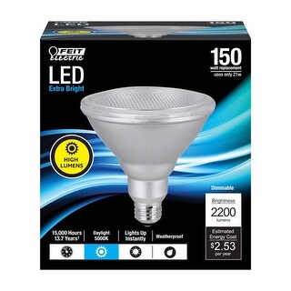 Feit PAR38 E26 (Medium) LED Bulb Daylight 150 Watt Equivalence 1 pk ...