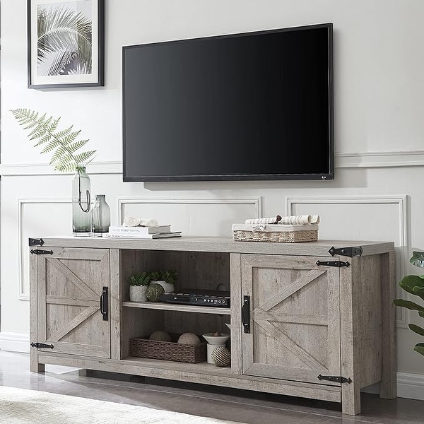 Farmhouse tv console table store