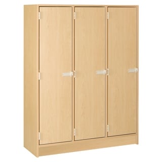 Triple Locker Storage Unit - 45" Wide Locker with Shelves & Locking ...