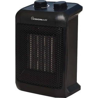 Vision Air 9 In. 1500W/750W Fan Forced Ceramic Heater - 1 Each - Bed ...