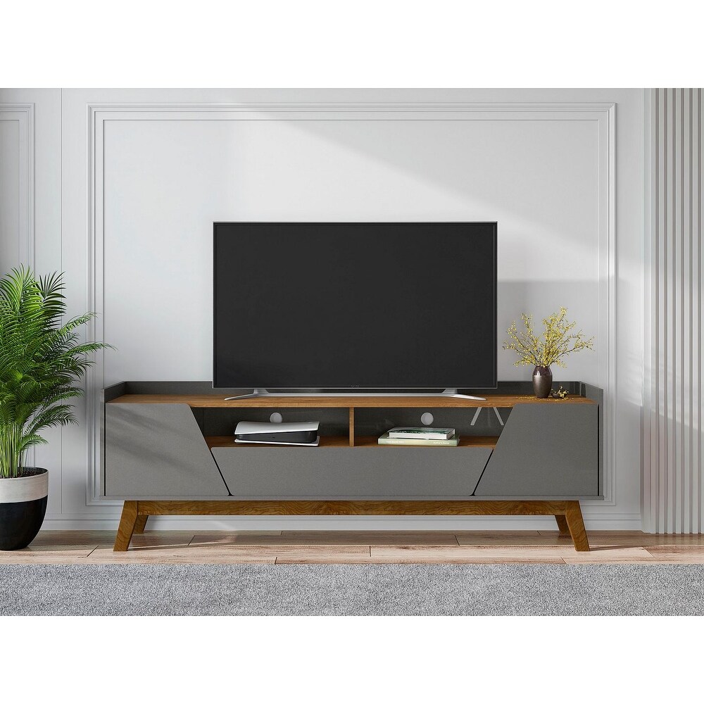 Grey Manhattan Comfort TV Stands - Bed Bath & Beyond