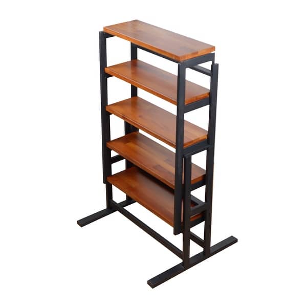 Conversion Solid wood table /shelf folding table with convert shelf can ...