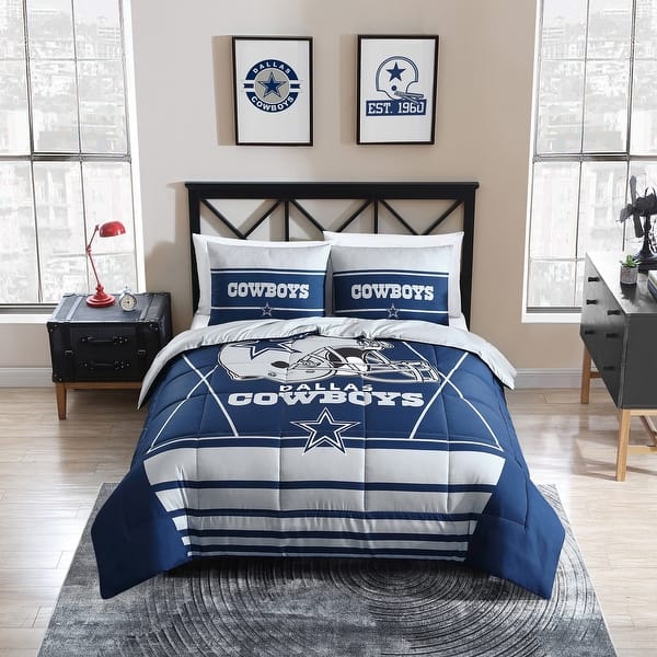Dallas Cowboys NFL Licensed "Crosser" Comforter & Sham Set - Bed Bath ...