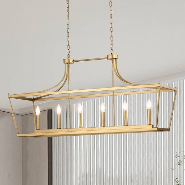 17" Monium Caged Linear 6-Light Candelabra - On Sale - Bed Bath ...