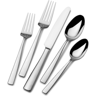 101-Piece 18/10 Stainless Steel Flatware Set, Service For 12 - Bed Bath ...
