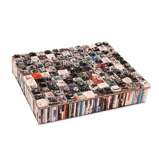 Novica Handmade Temple Spires Recycled Paper Cutlery Box - Bed Bath ...