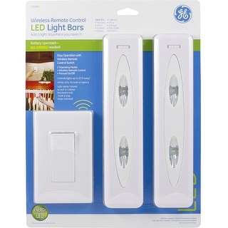 GE 17528 Battery-Operated Wireless Remote-Control LED Light Bars, 12 ...