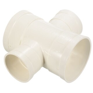 4.68 x 2.93inch Pipe Fitting, Splitter Duct Flat 4 ways Hose Connector ...