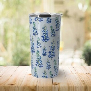 Daily Boutik Blue Bonnet Travel Coffee Mug - Bed Bath & Beyond - 35267580