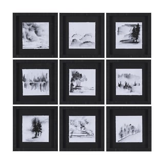 Ink Drawing (Set of 9) Framed Art Print - Bed Bath & Beyond - 39198229
