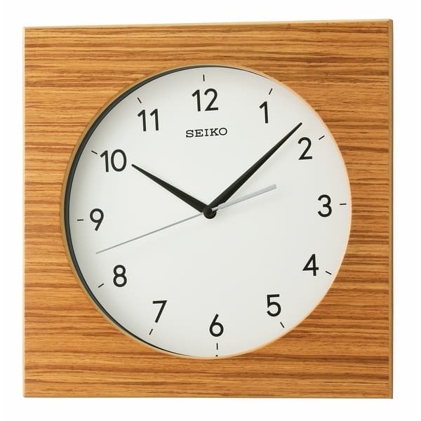 Dylan Light Brown Wall Clock - Bed Bath & Beyond - 37550767