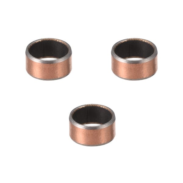 Sleeve(Plain) Bearings 10mm x 12mm x 6mm Wrapped Oilless Bushings 3Pcs ...