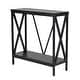 Aquatic Fundamentals 29/37 Gallon Steel X-Frame Aquarium Stand in Black ...
