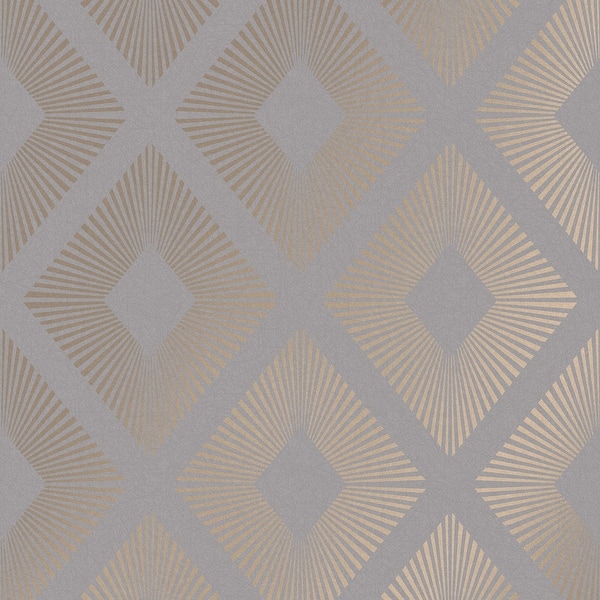 NEXT Deco Triangle Grey Wallpaper - Bed Bath & Beyond - 37480361