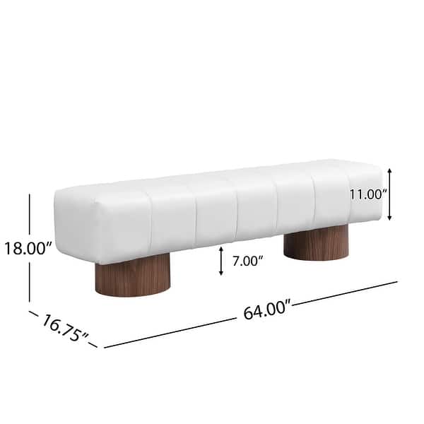 Christopher Knight Home - Daniel Upholstered Dining Bench, No-Assembly ...