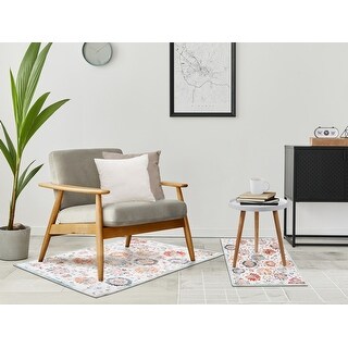 Dena Flannel Washable Rugs Collection 24" x 40", 20" x 60" - Bed Bath ...