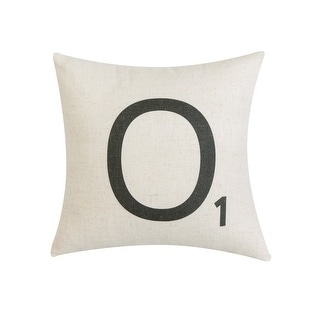Letter-O1 With Feather Down Insert Pillow - Bed Bath & Beyond - 41972604