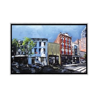 iCanvas "Downtown Raleigh, NC" by David Shingler Framed - Bed Bath ...