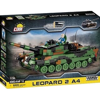 COBI Museum German Army Tank Armed Forces Leopard 2 A4, 864 Pieces ...