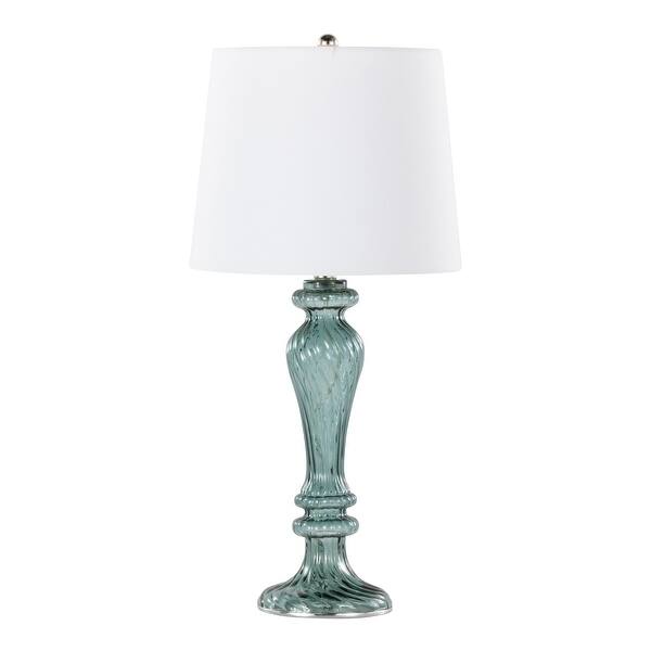 Silver Orchid Windsor 25" Glass Table Lamp (Set of 2) - Bed Bath ...