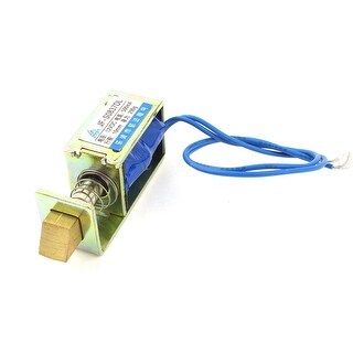 Electric Door Lock Open Frame Solenoid Electromagnet 10mm 200g DC 12V ...