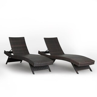 All Weather Wicker Chaise Lounge - Set of 2 - On Sale - Bed Bath ...