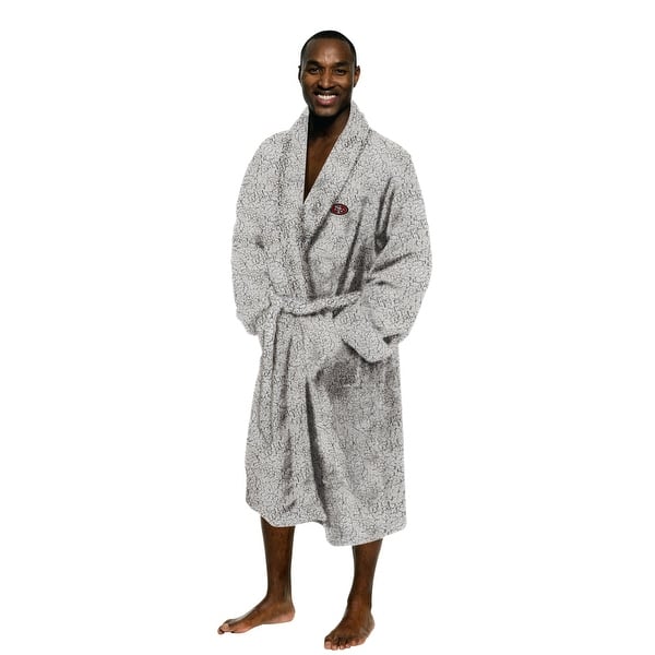 NFL San Francisco 49ers L/XL Sherpa Robe 26 x 47 Inches - Bed Bath ...