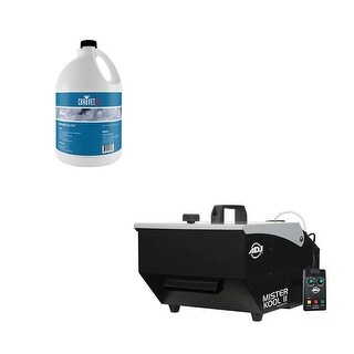 ADJ Mister Kool II Fog Machine & Chauvet DJ 1 Gallon of High Density ...