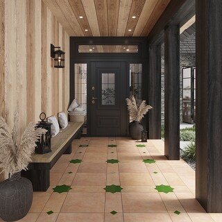 Apollo tile 2" x 2" Terralis Glossy Deep Forest Green Porcelain Tile (0 ...