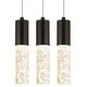 Modern LED Mini Pendant Light Crystal Bubble Glass Hanging Ceiling ...