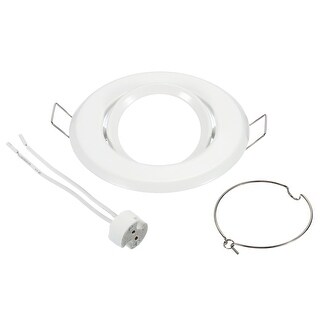 2" Downlight Fitting Holder, Baffle Trim with MR16 GU5.3 Lamp Holder ...
