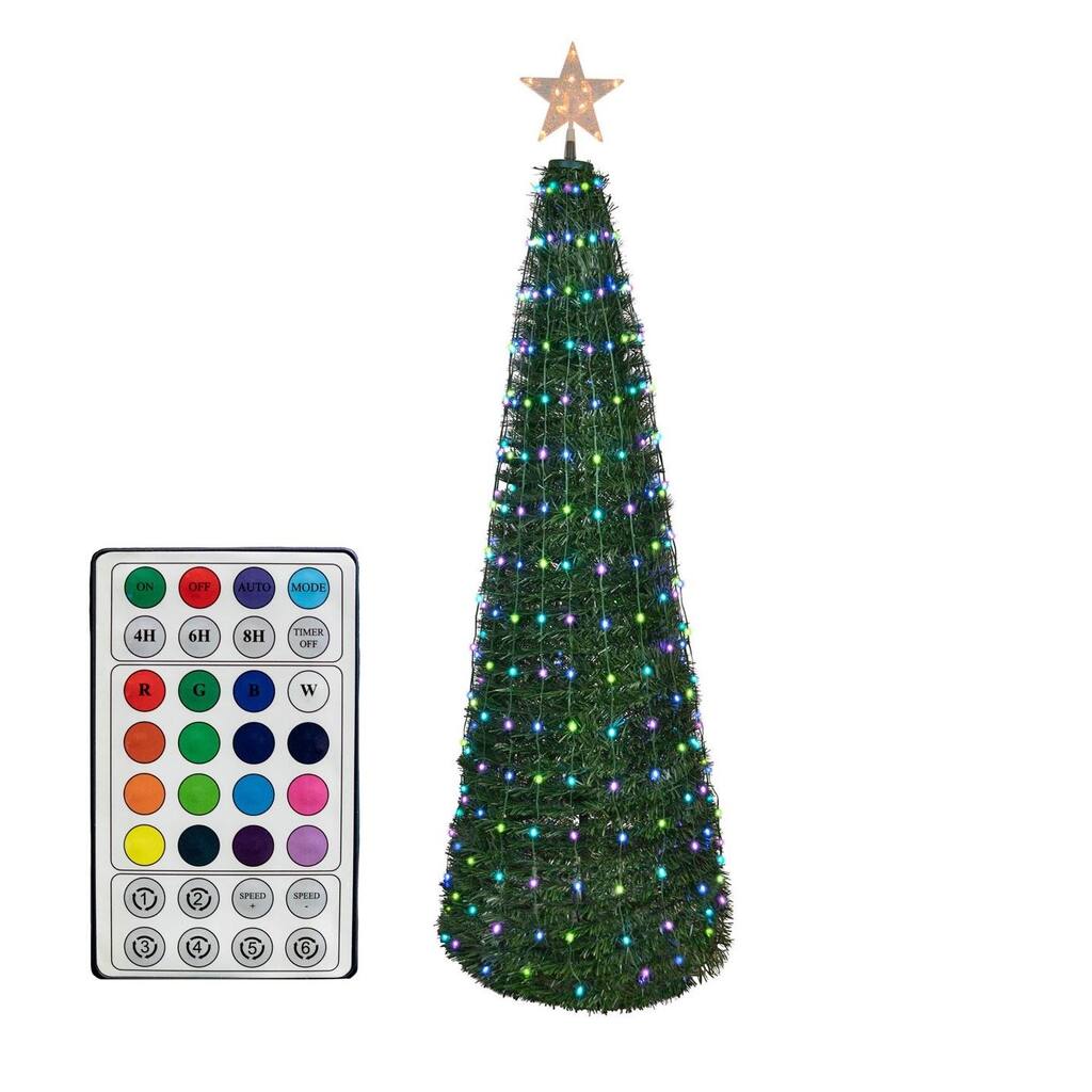 dancing christmas tree lights