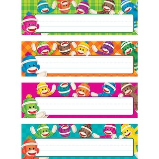 Sock Monkeys Desk Name Plates Variety Pack - Bed Bath & Beyond - 22140535