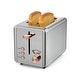 Whall 2 Slice 850W Stainless Steel Toaster - Stainless Steel - Bed Bath ...