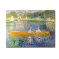The Skiff (La Yole) by Pierre Renoir Gallery Wrapped Canvas Giclee Art ...