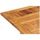 Chic Teak Hatteras Rectangular Teak Wood Outdoor Folding Dining Table ...