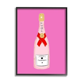 Stupell Fun Pink Champagne Frame Wall Art design by House of Lulu - Bed ...