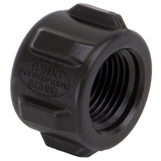 Sim Supply Cap: 3/8 in Fitting Pipe Size, Schedule 80, Female NPT ...