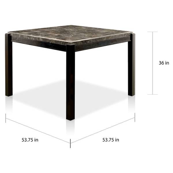 Furniture of America Koby Traditional Walnut 54-inch Counter Height ...