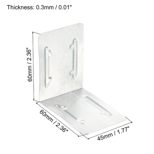 Wood Crate Edge Steel Guard, 2.36x2.36x1.77" L Shaped Edge Protector ...