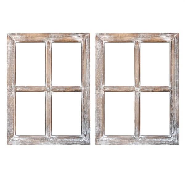 Rustic Window Frame Wall Decor Farmhouse Window Wall - Bed Bath ...