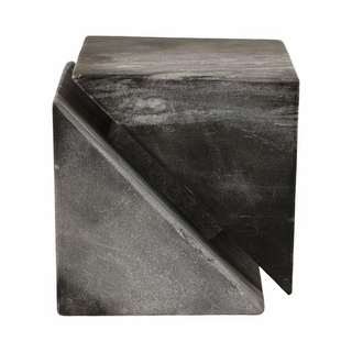 Sagebrook Home Decorative Stone Cube - Elegant Marble for Interior ...