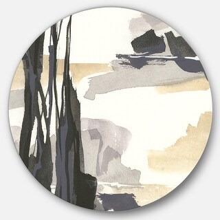 Designart 'Glam Dancing shape II' Glam Metal Circle Wall Art - Bed Bath ...