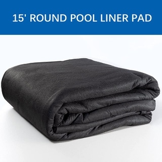 Round Pool Liner Pad, Polyester Geotextile Material, Black - On Sale ...