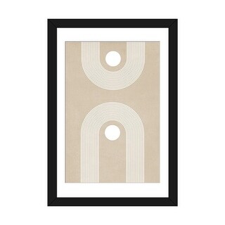 iCanvas "Neutral Minimalist Arches Dots I" by EmcDesignLab - Bed Bath ...