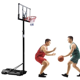 8ft - 10ft Height Adjustable Portable Basketball Hoop - Bed Bath ...
